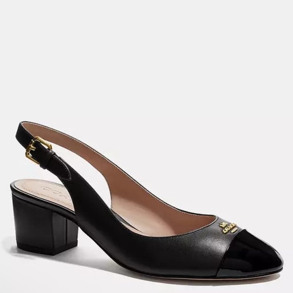 Coach | Shoes | Coach Erica Slingback Heels | Poshmark